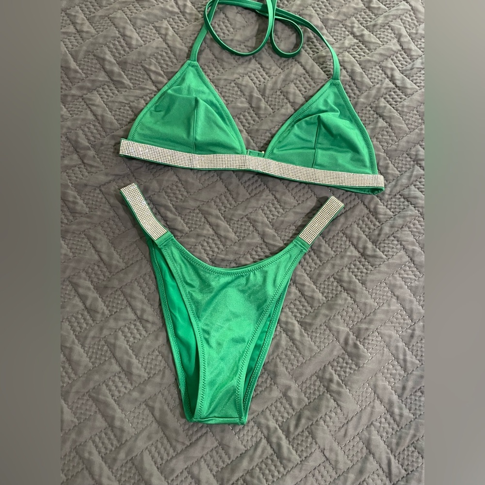 Green Rhinestone Victoria’s Secret Bikini - Gem